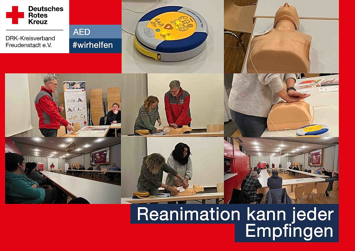 DRK lehrt Reanimation in Empfingen - Kreisverband Freudenstadt e. V.